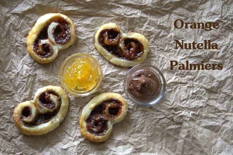 Orange Nutella Palmiers