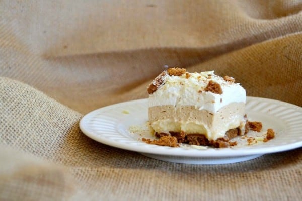 Biscoff White Chocolate Dream Bars - 365 Days of Baking