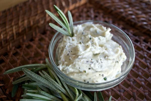 Whipped Rosemary Goat Cheese - 365 Days of Baking