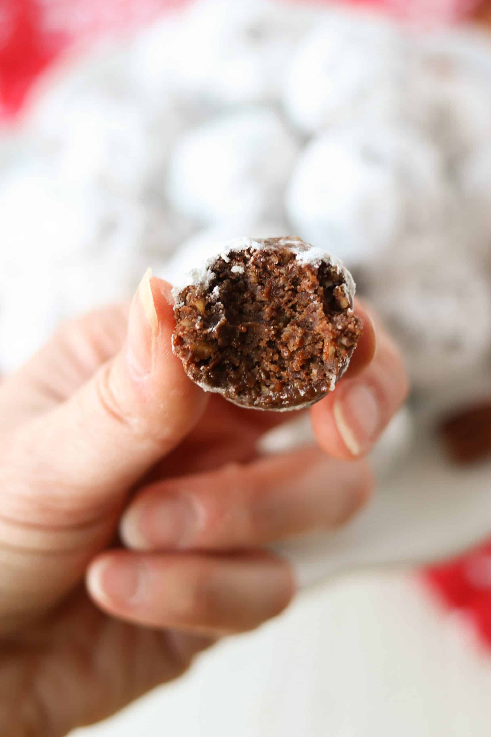 No Bake Chocolate Bourbon Balls | 365 Days of Baking and More