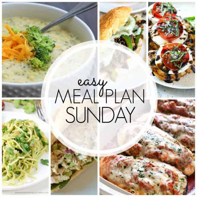 Easy Meal Plan Sunday, Week 61