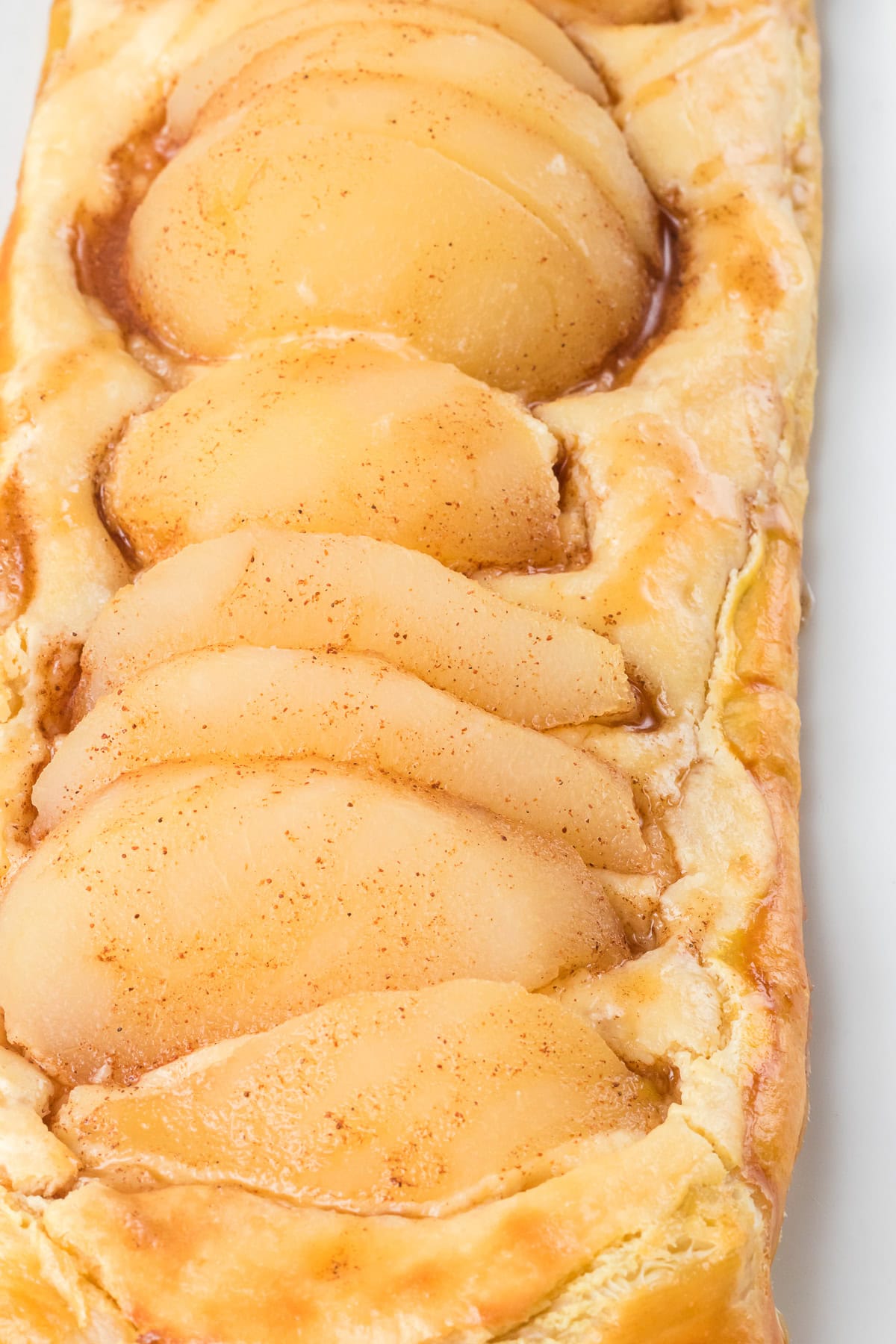 Easy Homemade Pear Danish with Puff Pastry and Cinnamon Honey