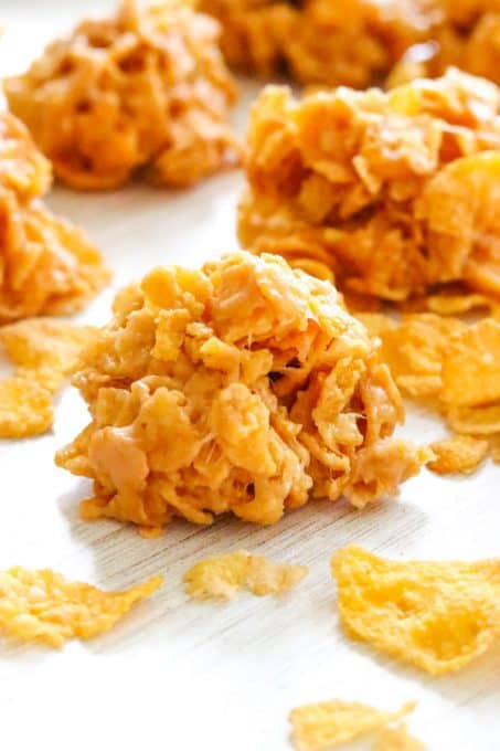 No Bake Cornflake Cookies {NO Corn Syrup} | 365 Days of Baking