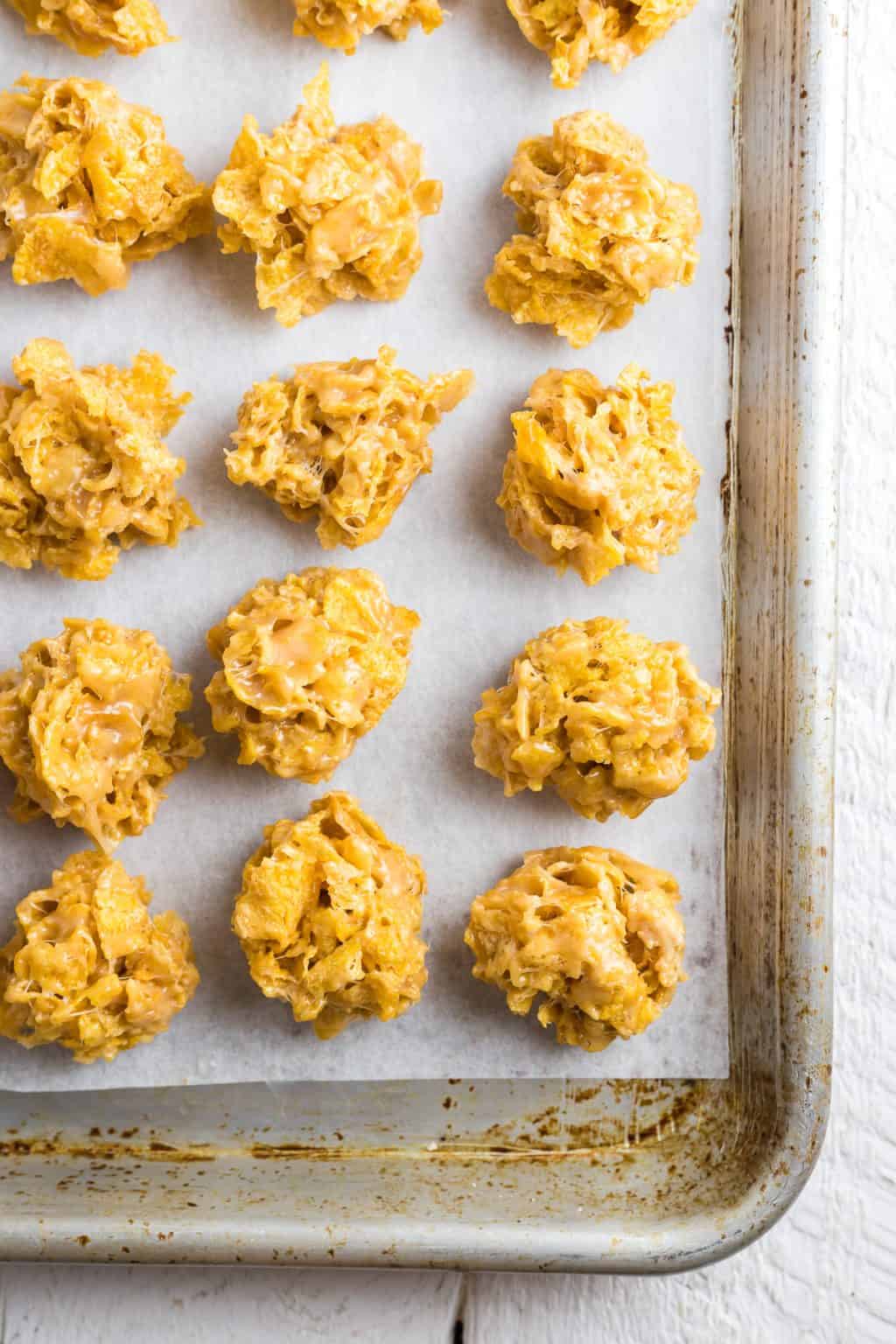 No Bake Cornflake Cookies {NO Corn Syrup} | 365 Days of Baking