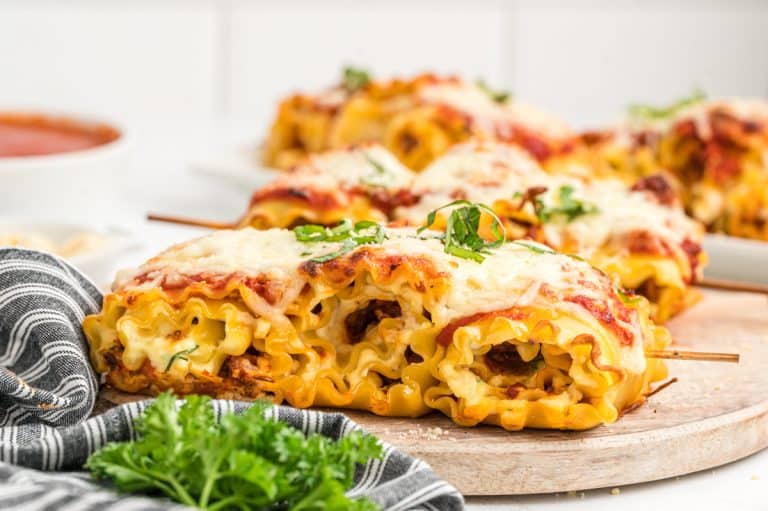 Easy Lasagna Pasta Skewers | 365 Days of Baking and More