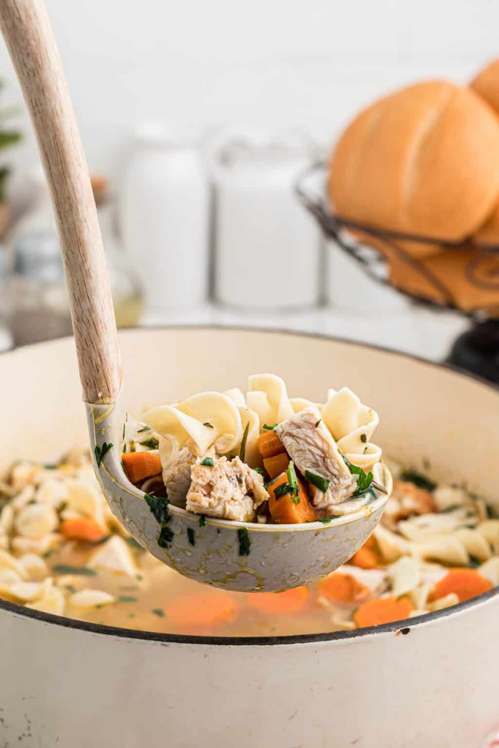 Leftover Turkey Soup ( Just 30 minutes!) | 365 Days of Baking