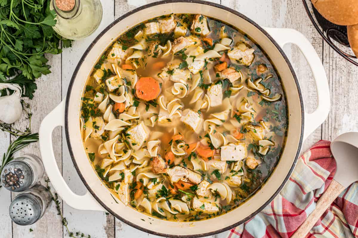 Leftover Turkey Soup Just 30 Minutes 365 Days Of Baking