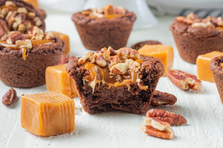 Turtle Tassies (Chocolate, Caramel, Pecans!) | 365 Days of Baking