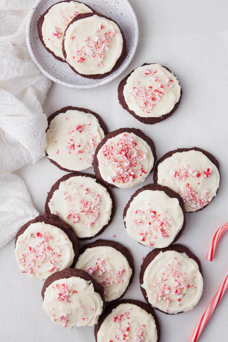 Double Chocolate Peppermint Cookies | 365 Days of Baking