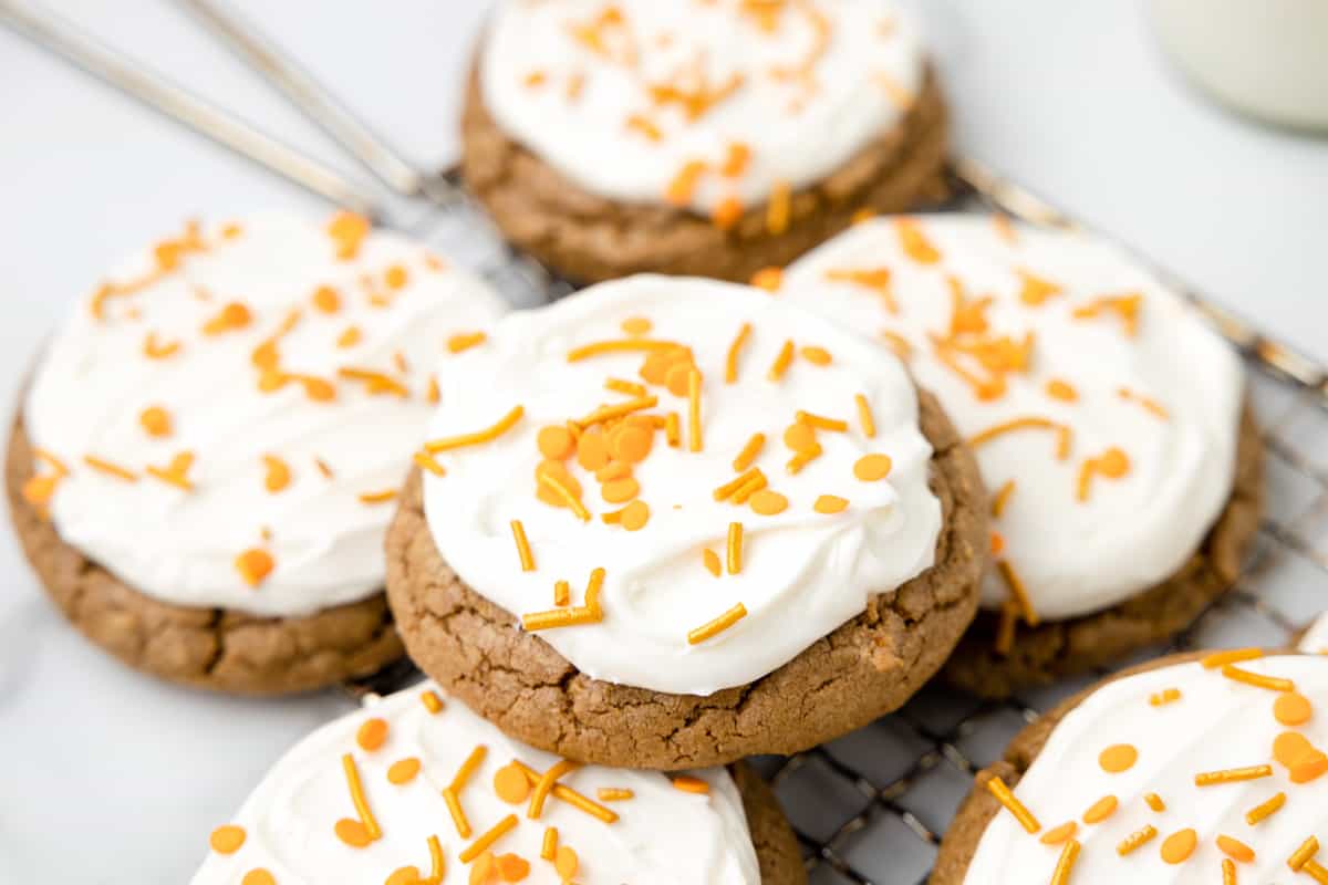 Easy Carrot Cake Mix Cookies | 365 Days of Baking and More