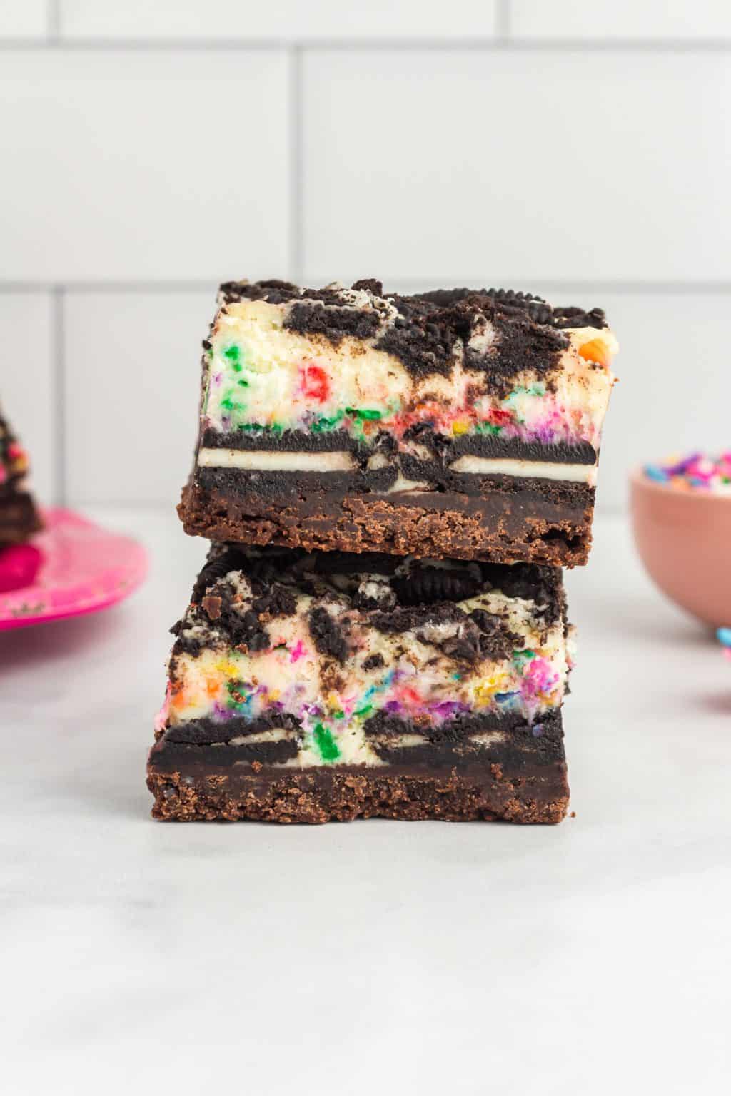 Funfetti Oreo Cheesecake Bars | 365 Days of Baking and More