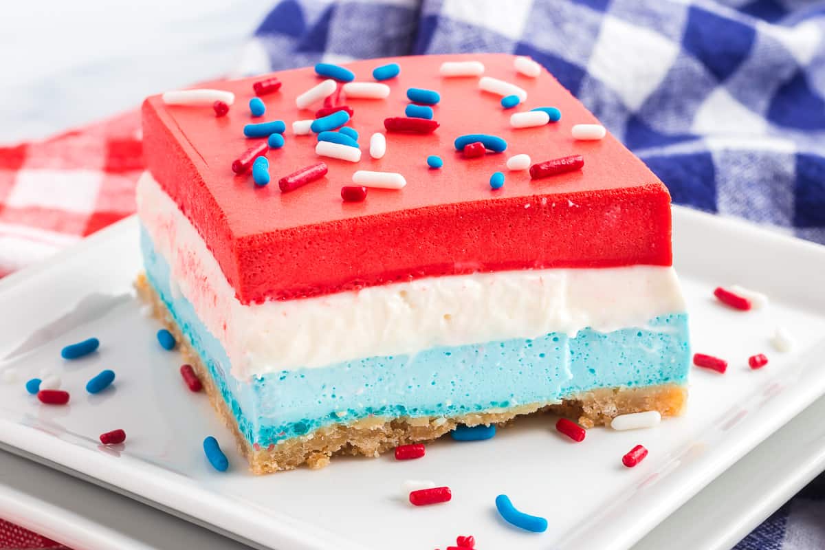 Red, White and Blue Dream Bars | 365 Days of Baking and More