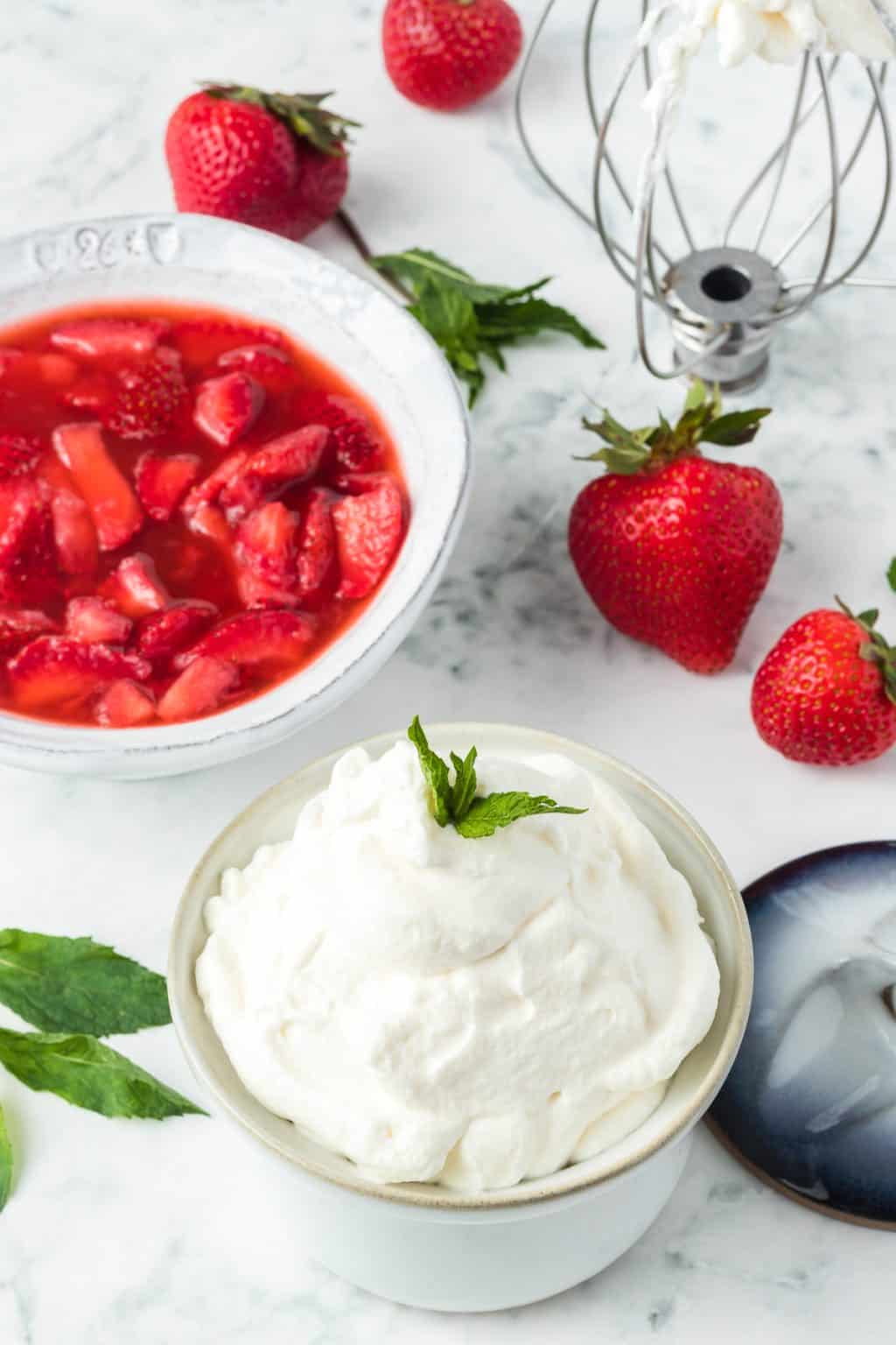 3 Ingredient Whipped Cream | 365 Days of Baking and More