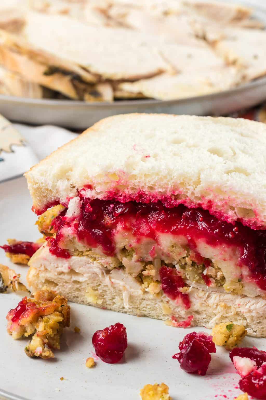 Leftover Turkey Sandwich with all the fixings! | 365 Days of Baking