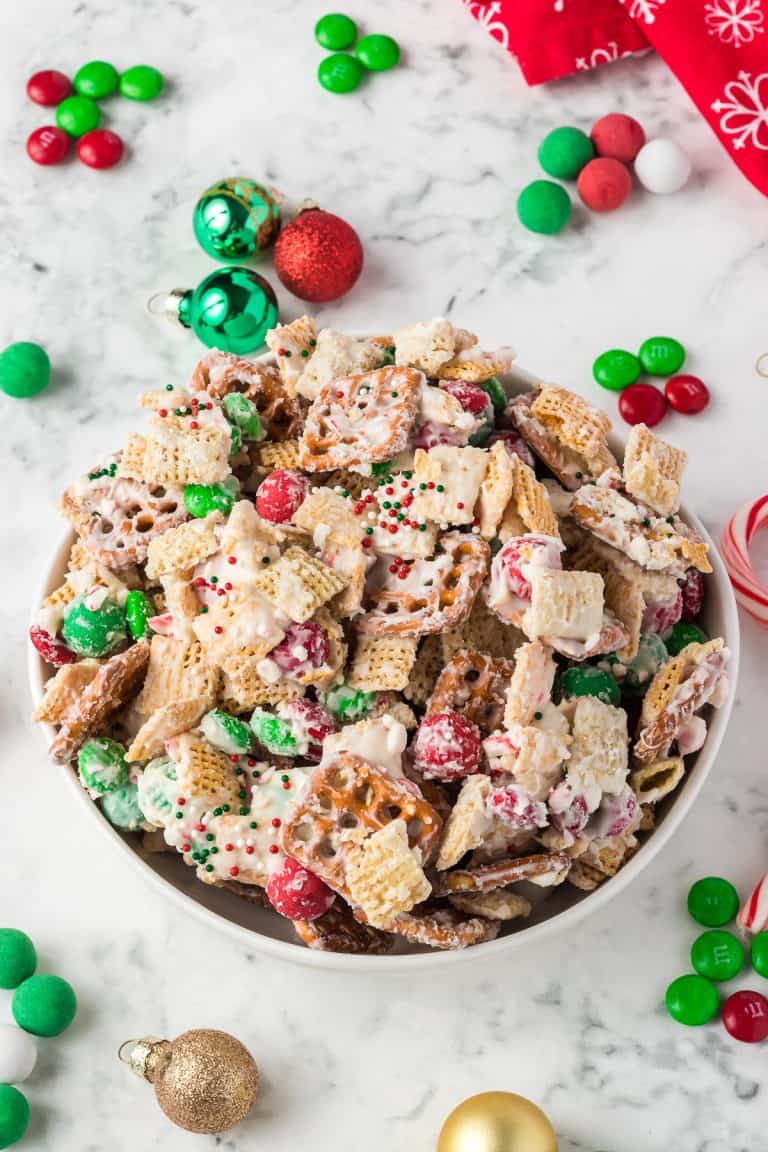 No-Bake Christmas Snack Mix: A Perfect Holiday Treat | 365 Days of Baking