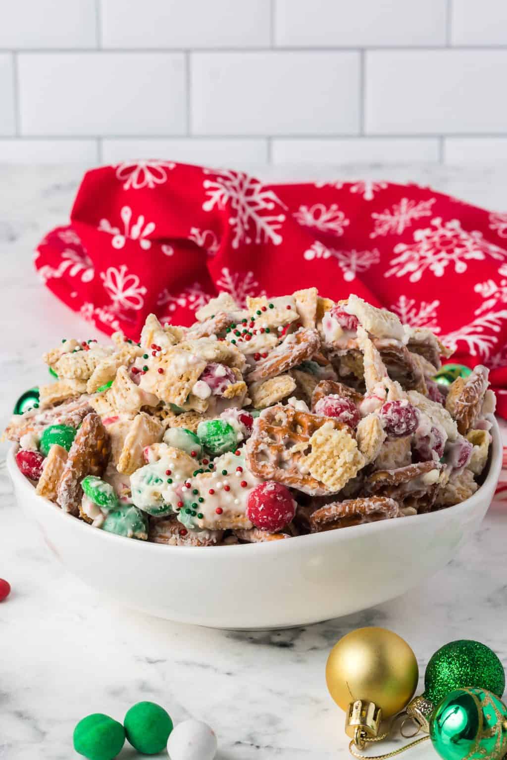 No-Bake Christmas Snack Mix: A Perfect Holiday Treat | 365 Days of Baking