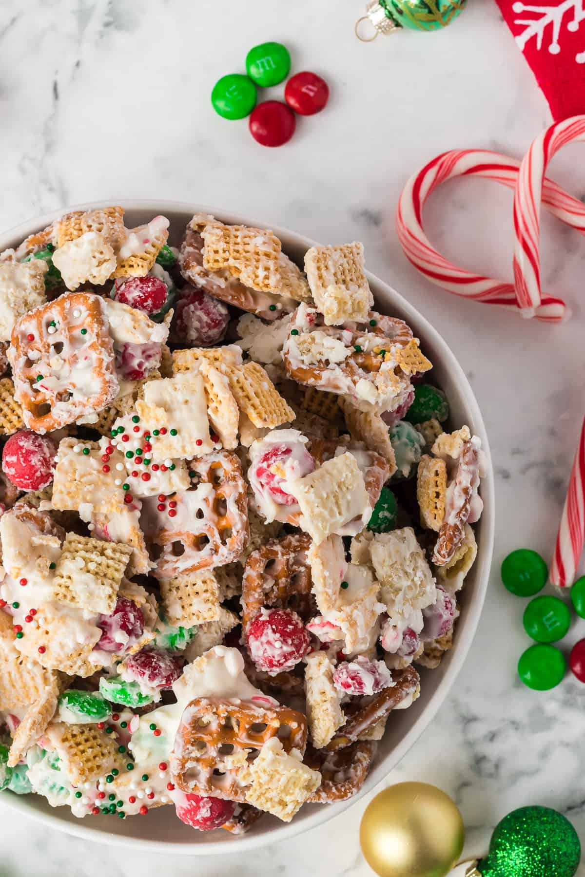 No-Bake Christmas Snack Mix: A Perfect Holiday Treat | 365 Days of Baking