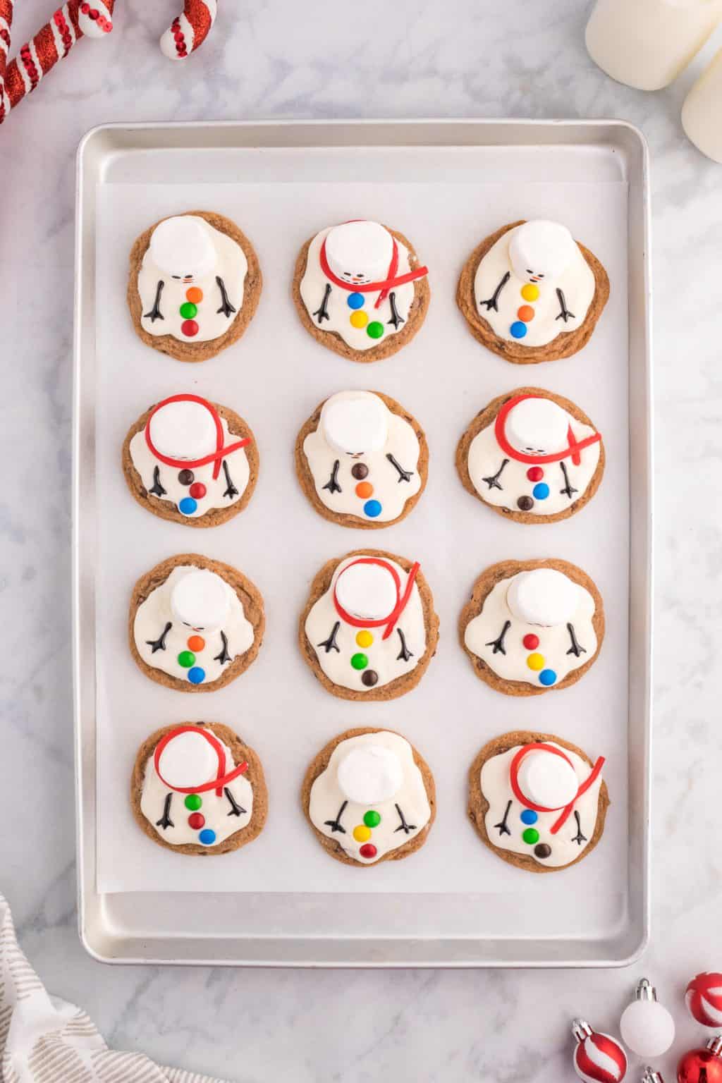 Melted Snowman Cookies | 365 Days of Baking and More